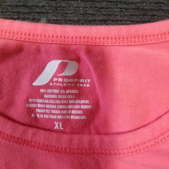 Pro Spirit Athletic Gear | Tops | Corel Rose Pro Spirit Tshirt | Poshmark